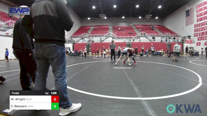 100 lbs Final - Waylon Wright, Weatherford Youth Wrestling vs Cayden ...