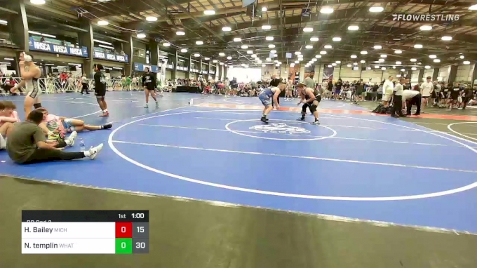 195 lbs Rr Rnd 2 - Harrison Bailey, Michigan Grapplers Orange vs Noah ...