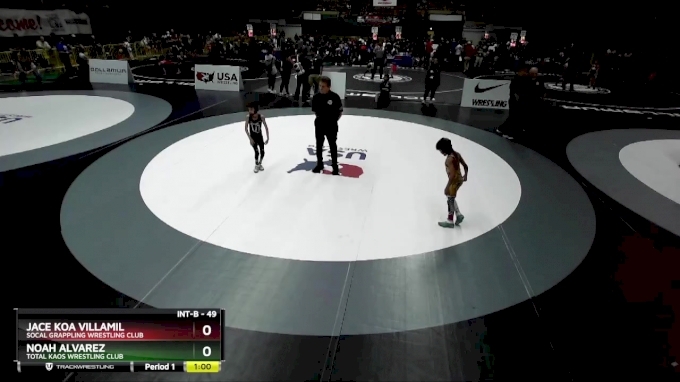 49 lbs Semifinal - Noah Alvarez, Total Kaos Wrestling Club vs Jace Koa ...