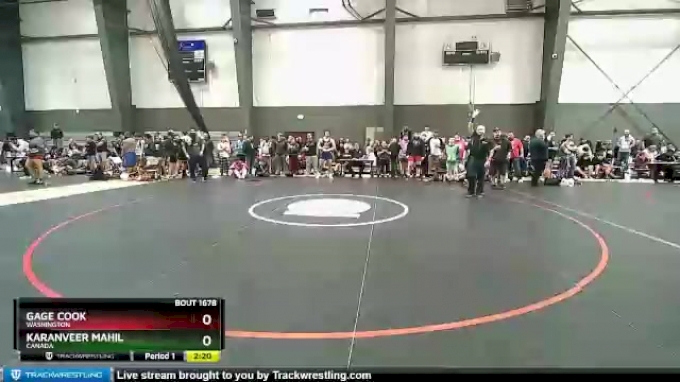 285 lbs Quarterfinal - Gage Cook, Washington vs Karanveer Mahil, Canada
