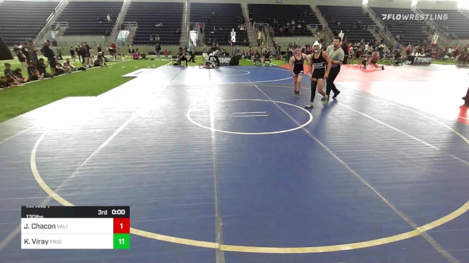 130 lbs Rr Rnd 1 - Romeo Chavez, Valiant CP vs Drake Morrison, Brothers ...
