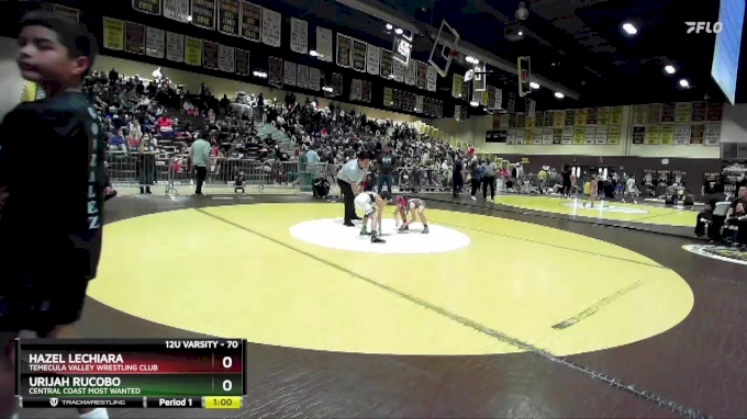 70 lbs Cons. Round 1 - Hazel Lechiara, Temecula Valley Wrestling Club ...