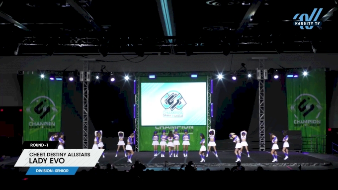 Cheer Destiny Allstars - Lady Evo [2025 L3 Senior 1] 2025 CSG Grand ...