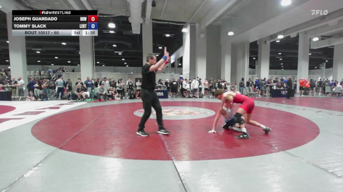 60 lbs Cons. Round 3 - Joseph Guardado, Rough House Wrestling vs Tommy ...