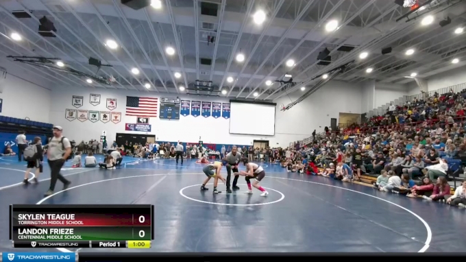 120 lbs Quarterfinal - Landon Frieze, Centennial Middle School vs ...