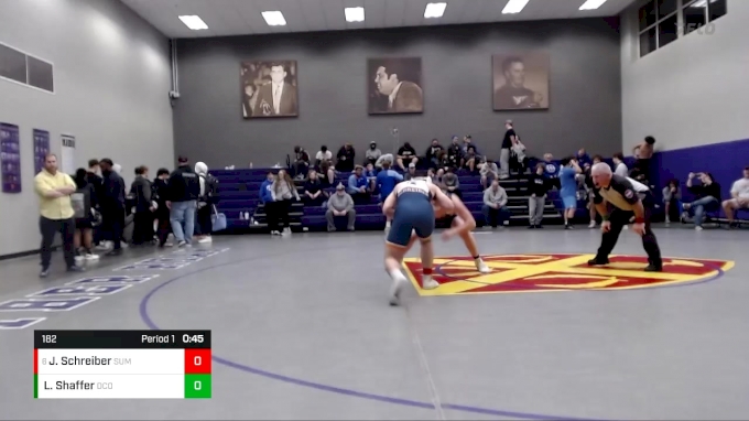 182 lbs Cons. Round 3 - Jensen Schreiber, Summit vs Luke Shaffer ...