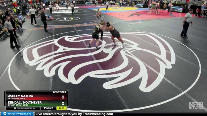 Cons. Round 1 - Kendall Holtmeyer, Omaha Bryan Girls vs Ashley Najera ...