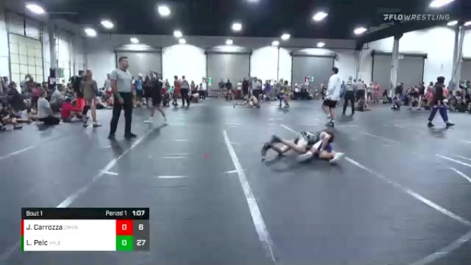 96 lbs Finals (2 Team) - Jacob Carrozza, Team Smyrna vs Lucas Pelc ...