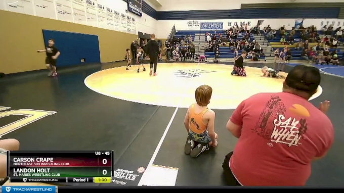 45 lbs Round 3 - Carson Crape, NorthEast 509 Wrestling Club vs Landon ...