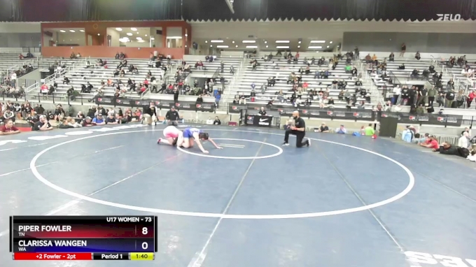 73 lbs Semifinal - Piper Fowler, TN vs Clarissa Wangen, WA