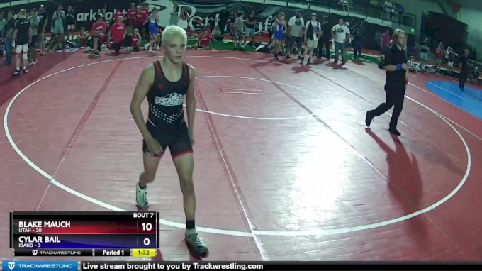 112 lbs Round 2 (8 Team) - Gunner Knudsen, Utah vs Stefan Gabriel, Idaho