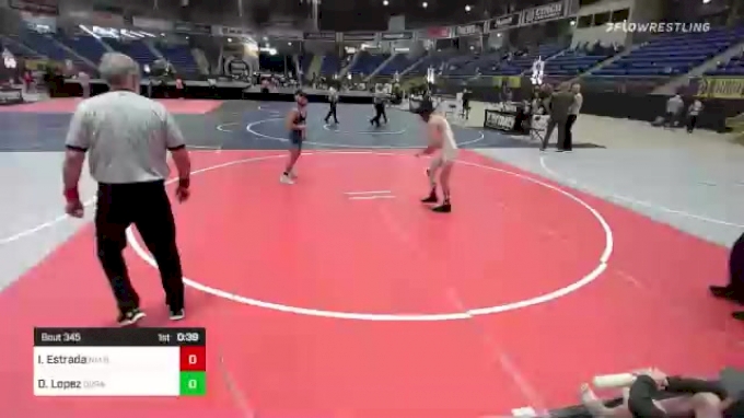 95 lbs 2nd Place - Isiah (TC) Estrada, NM Bad Boyz vs Deven (ROF) Lopez ...