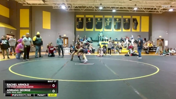 80 lbs Round 1 - Adriana George, SGAC Devil Dogs vs Rachel Arnold, The ...