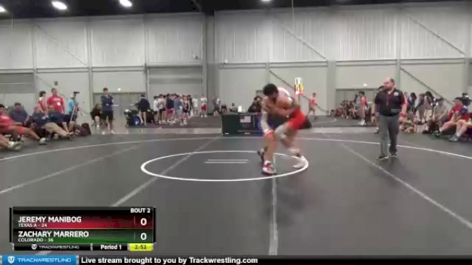 145 lbs Quarterfinals (8 Team) - Jeremy Manibog, Texas A vs Zachary ...
