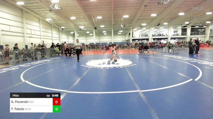 74 lbs Consi Of 16 #2 - Aiden Pavenski, Red Roots WC vs Tino Tokola ...