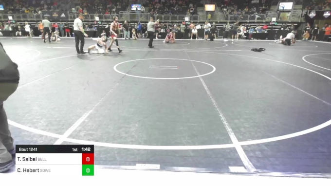 133 lbs Semifinal - Tyson Seibel, Belleville Little Devils vs Cameron ...