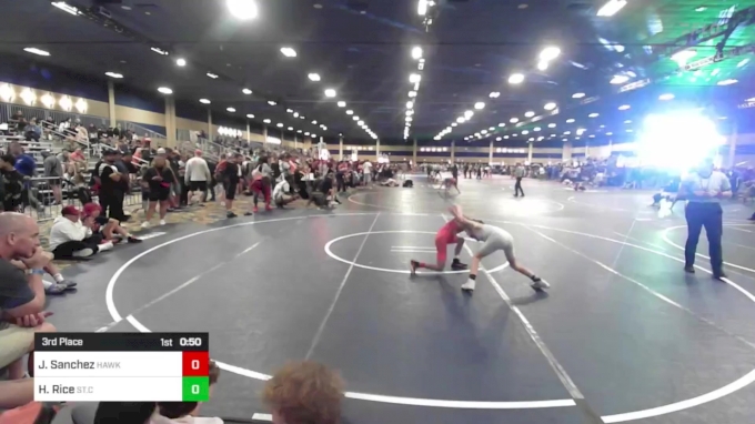 83 lbs 3rd Place - Jackson Sanchez, Hawkeye WC vs Hogan Rice, St.charles