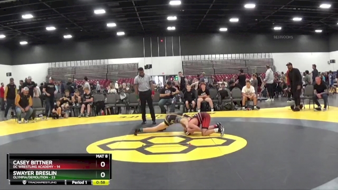 100 lbs Quarterfinals (8 Team) - Swayer Breslin, Olympia/Demolition vs ...