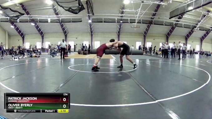 174 lbs 1st Place Match - Patrick Jackson, Gannon University vs Oliver ...