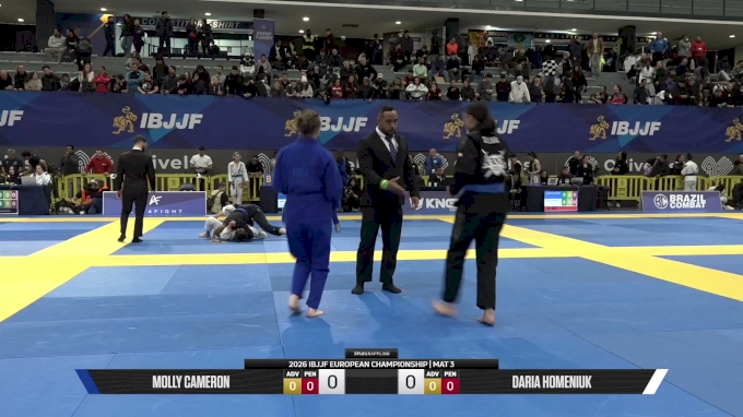 Dania Silva vs Molly Cameron 2026 European Jiu-Jitsu IBJJF Championship