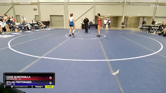 105 lbs Placement Matches (8 Team) - Monee Cordero, California Red vs ...