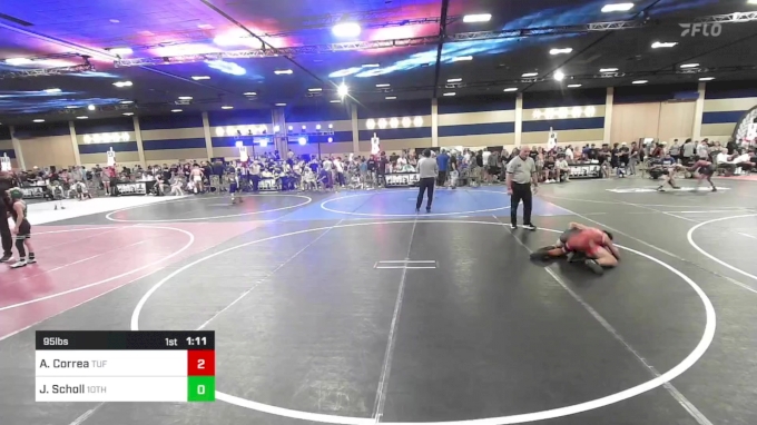 95 lbs Semifinal - Aydann Correa, TUF California Wr Ac vs Jake Scholl ...