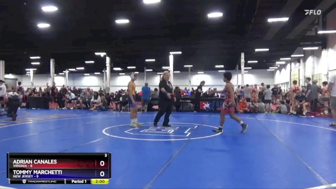 110 lbs Quarters & 1st Wb (16 Team) - Adrian Canales, Virginia vs Tommy ...