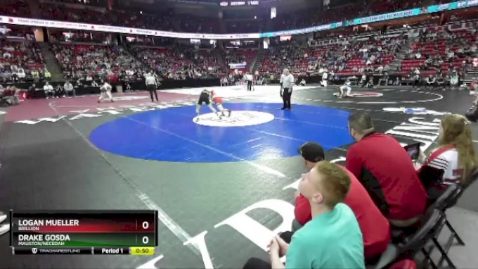 D2-120 lbs Cons. Semi - Drake Gosda, Mauston/Necedah vs Logan Mueller ...