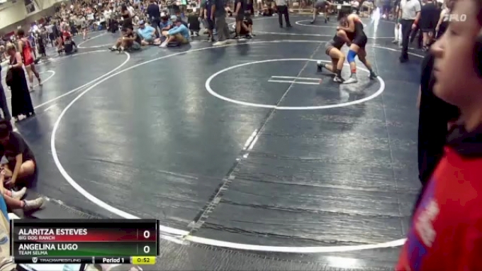 110 lbs Cons. Round 2 - Alaritza Esteves, Big Dog Ranch vs Angelina ...