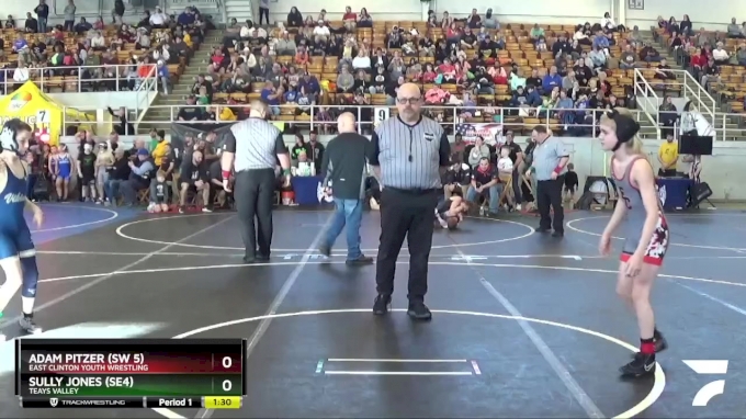 95 lbs Champ. Round 1 - Sully Jones (se4), Teays Valley vs Adam Pitzer ...