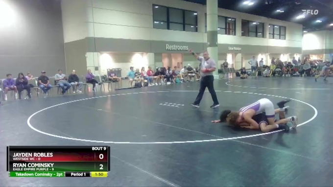 120 lbs Round 2 (16 Team) - Ryan Cominsky, Eagle Empire Purple vs ...