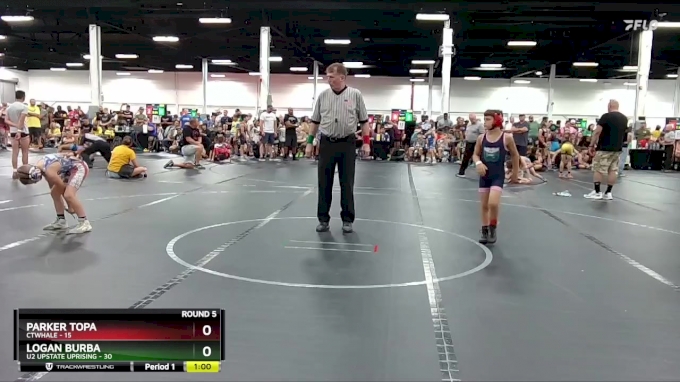 72 lbs Round 5 (6 Team) - Parker Topa, CTWHALE vs Logan Burba, U2 ...