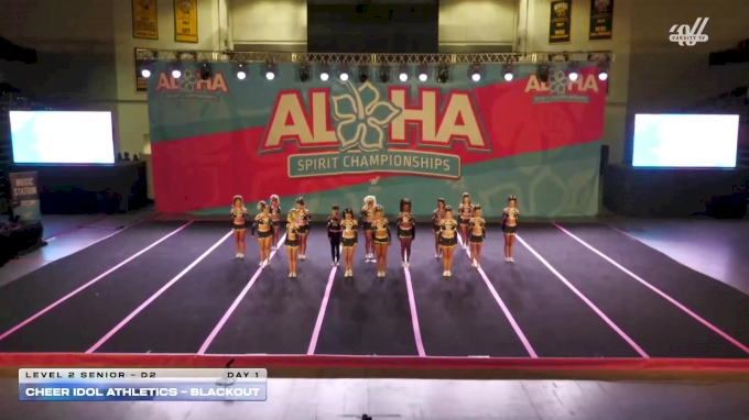 Cheer Idol Athletics - Blackout [2026 L2 Senior - D2 Day 1] 2026 Aloha ...