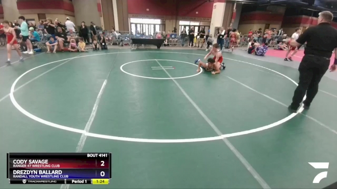 149 lbs Round 5 - Cody Savage, Ranger 47 Wrestling Club vs Drezdyn ...
