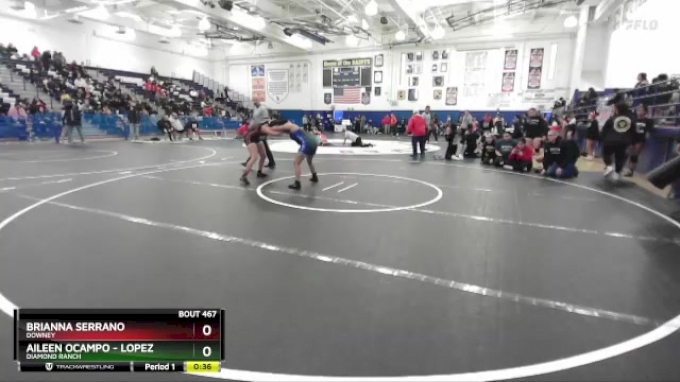 115 lbs Cons. Round 4 - Brianna Serrano, Downey vs Aileen Ocampo ...