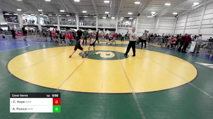 108 lbs Consolation - Cameron Hope, Spartan WC vs Anthony Picozzi, Iron ...
