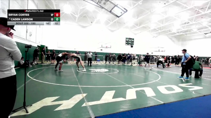 190 lbs Cons. Round 3 - Caden Lawson, El Dorado (Placentia) vs Bryan ...