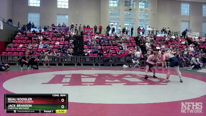 215 lbs Cons. Semi - Beau Koogler, Franklin Road Academy vs Jack ...