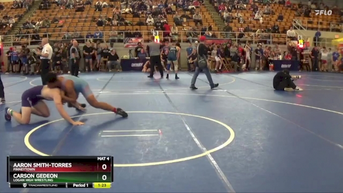 192 lbs Cons. Round 5 - Aaron Smith-Torres, Finneytown vs Carson Gedeon ...