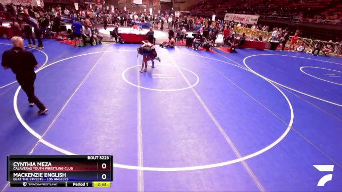 125 lbs Cons. Semi - Cynthia Meza, Calaveras Youth Wrestling Club vs ...
