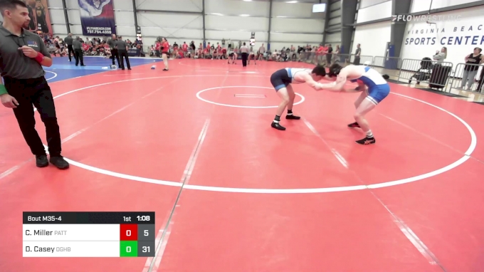 152 lbs Rr Rnd 1 - Cael Miller, Patton Trained Blue vs Declan Casey ...