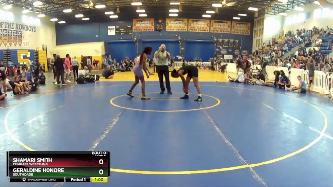 139 lbs Cons. Semi - Shamari Smith, Fearless Wrestling vs Geraldine ...