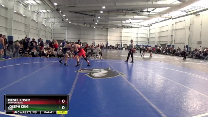 197 lbs Semifinal - Diesel Koser, Shippensburg vs Joseph King, Thiel