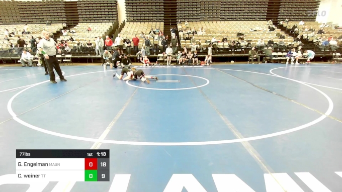 77 lbs Rr Rnd 9 - Gus Engelman, Mat Assassins Gray vs Christopher ...