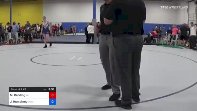 170 lbs Consi Of 8 #2 - Marek Redding, Kobra Kai vs James Humphrey ...