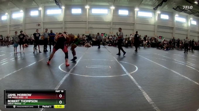 215 lbs Round 2 (6 Team) - Jamil Morrow, The Wood Shed vs Robert ...