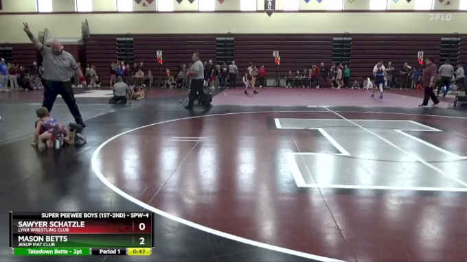 SPW-4 lbs Round 4 - Mason Betts, Jesup Mat Club vs Sawyer Schatzle ...