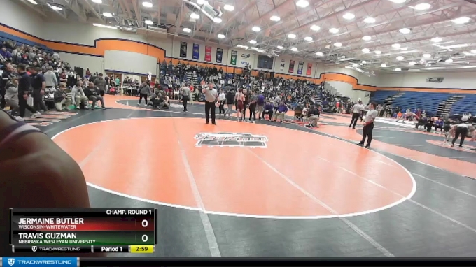 157 lbs Champ. Round 1 - Travis Guzman, Nebraska Wesleyan University vs ...