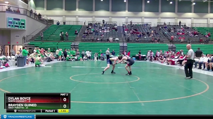 113 lbs Quarters & 1st Wb (16 Team) - Brayden Guined, West Forsyth vs ...