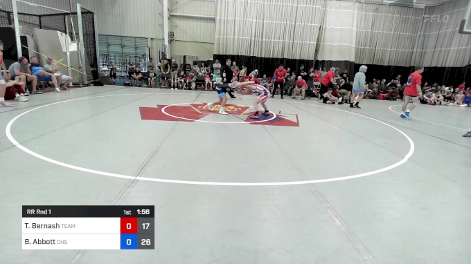 90 lbs Rr Rnd 1 - Toby Bernash, Team Alien 2 vs Beau Abbott, Carolina ...